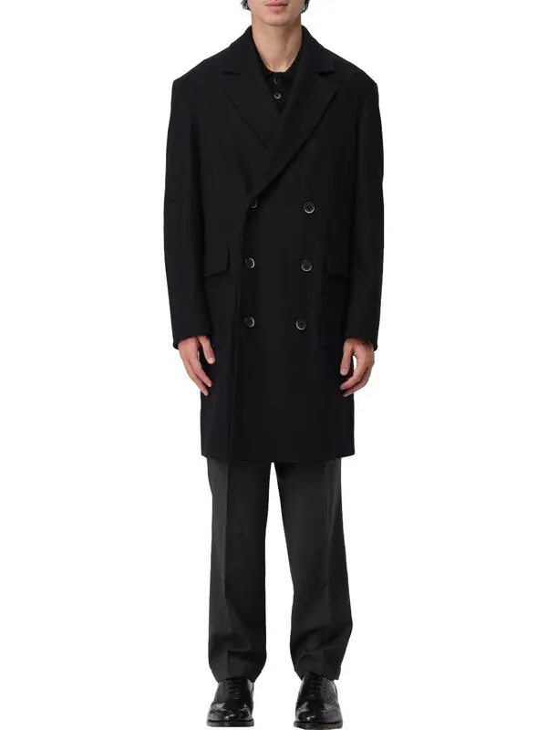 Barena Venezia Double-breasted Coat - Black