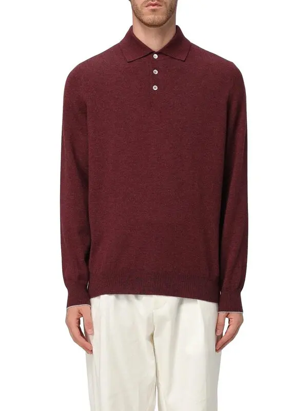 Brunello Cucinelli Polo Shirt - Burgundy