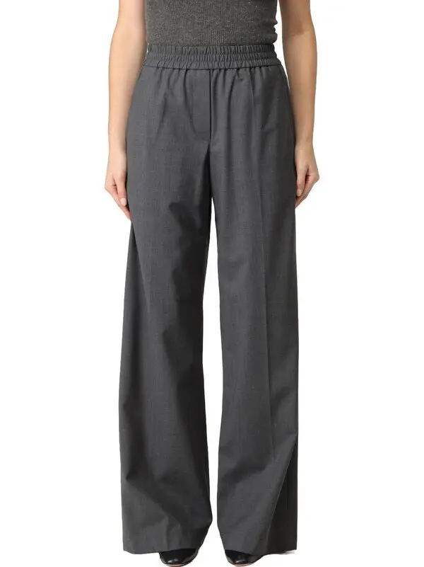 Brunello Cucinelli Wide Leg Pants - Grey