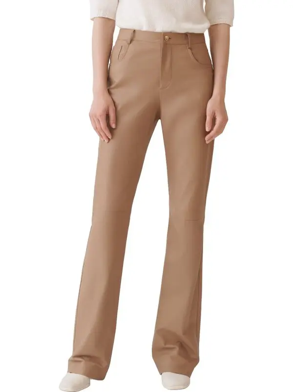 Fabiana Filippi Flare Pants - Natural