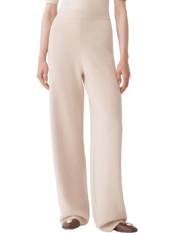 Fabiana Filippi Wide Leg Trousers - Beige