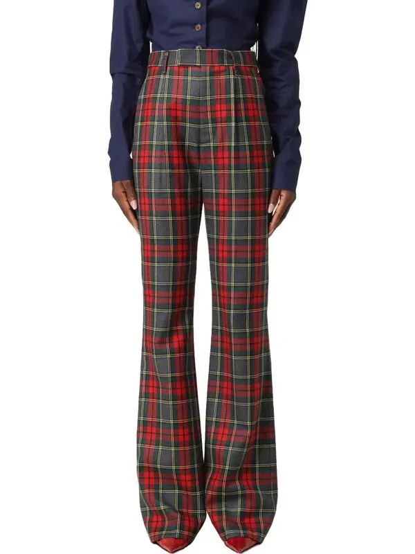 VIVIENNE WESTWOOD Plaid Trousers - Red