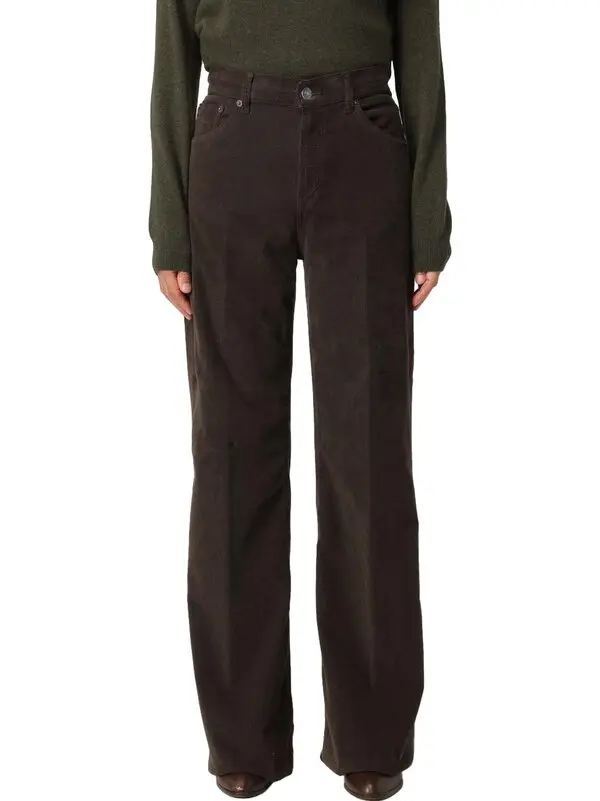 DONDUP Wide Leg Trousers - Brown