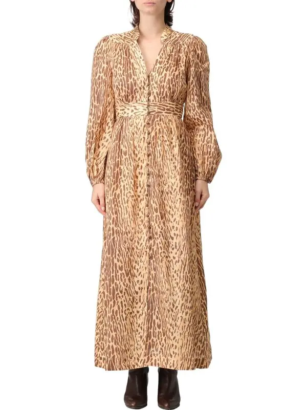 Zimmermann Printed Maxi Dress - Brown