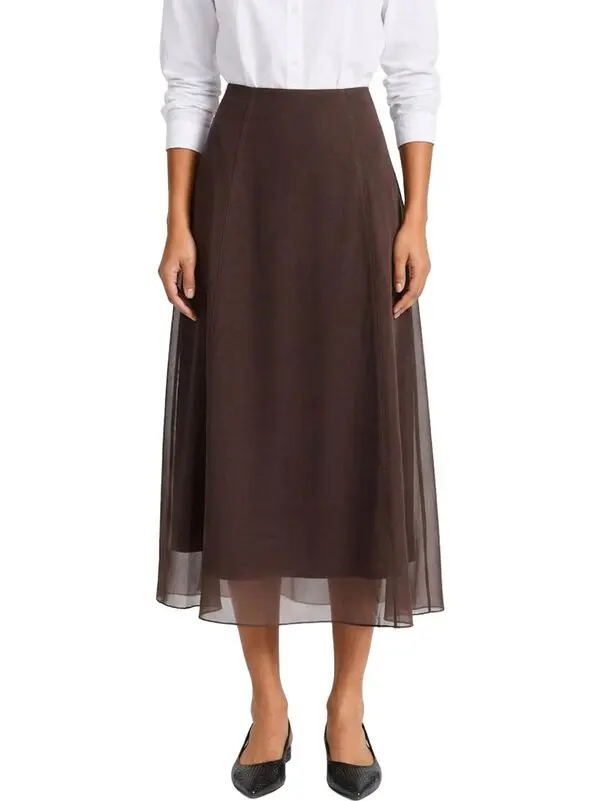 Brunello Cucinelli Skirt - Burnt