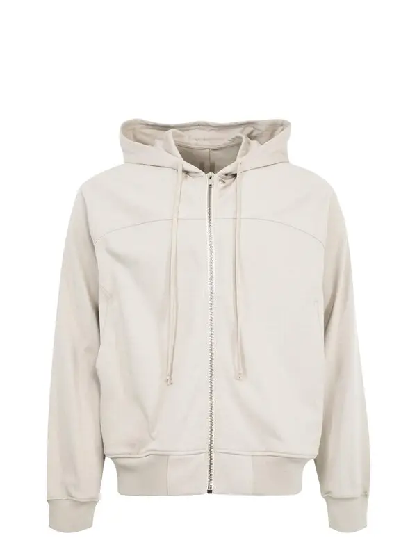 Rick Owens Zip-up Hoodie - White
