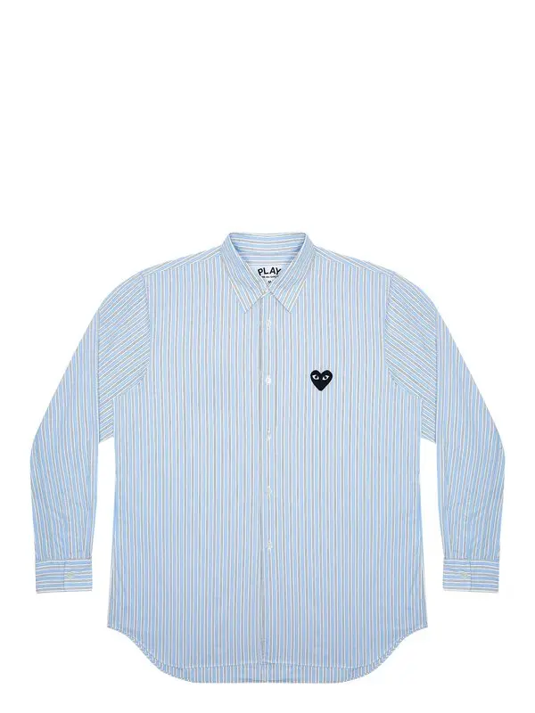 Play Comme Des Garcon Striped Shirt - Blue