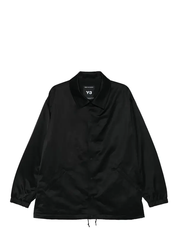 Y3 Graphic Coach Jacket - Black