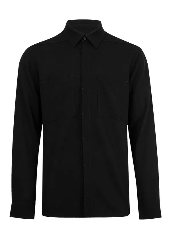 Rick Owens Work Shirt - Black