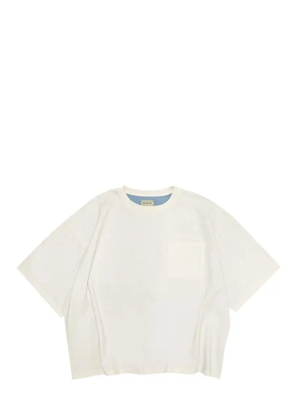 Kapital Jersey Two-tone Big Pocket T-shirt - White