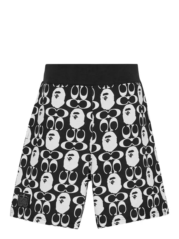 A BATHING APE Sweat Shorts - Black