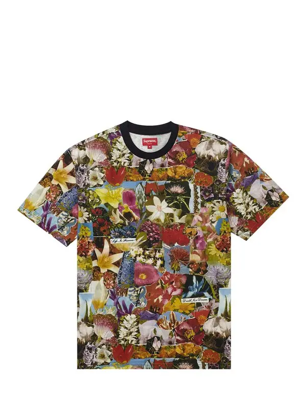 Supreme Dream Printed Short-sleeve Top - Red