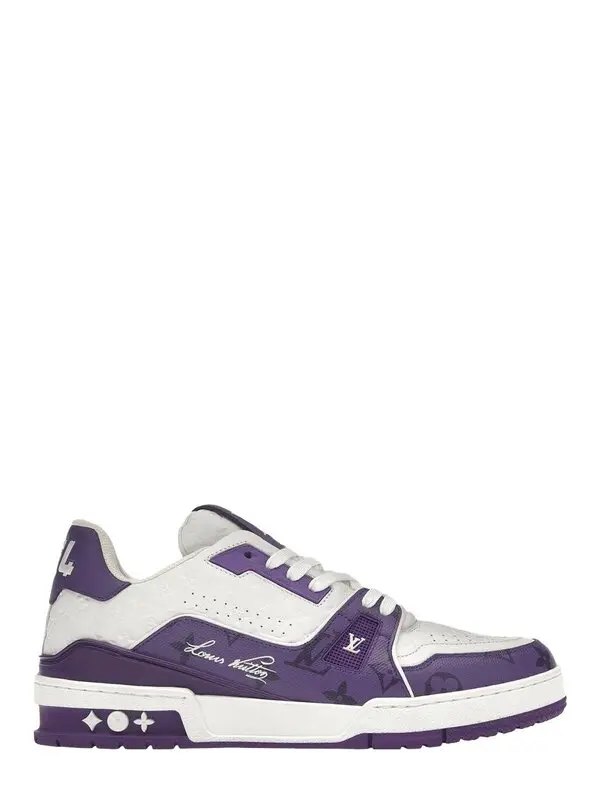 LOUIS VUITTON Trainer Low #54 Mini Monogram - Purple
