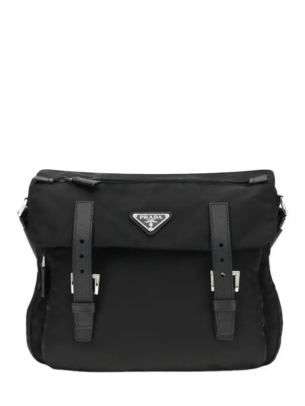 Prada Leather Crossbody Bag - Black