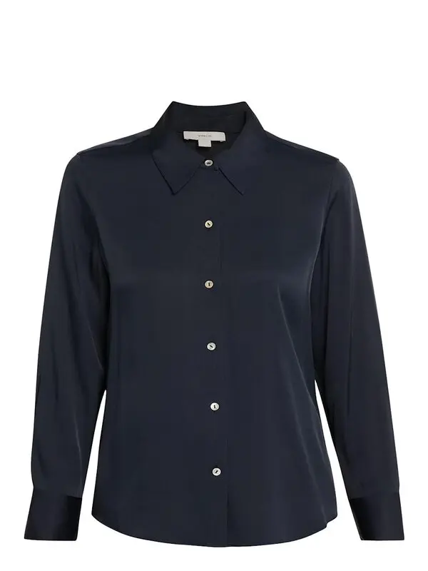 Vince Classic Slim-fit Shirt - Coastal Blue