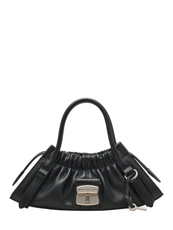 Marc Jacobs Small Leather Satchel Bag - Black