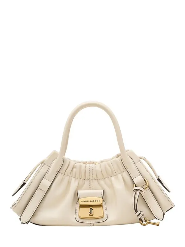 Marc Jacobs Small Leather Satchel Bag - Ivory
