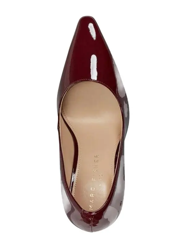 Marc Fisher Minny Patent Leather Pumps - Red