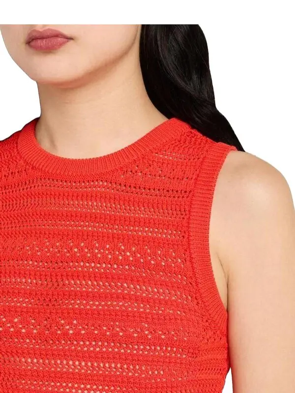PQ SWIM Crochet Sleeveless Top - Passion