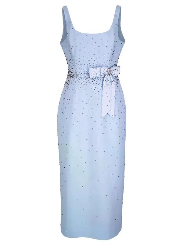 Carolina Herrera Crystal-embellished Midi Dress - Blue