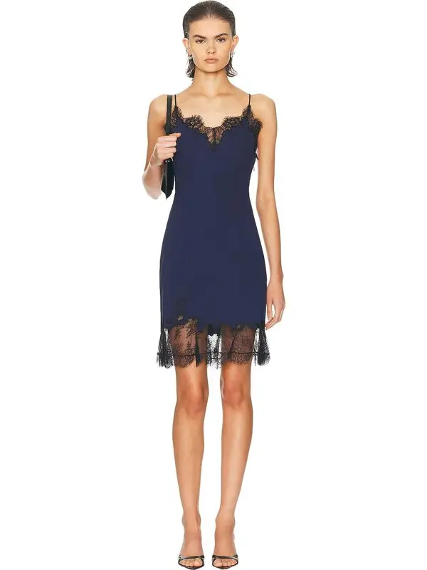 Staud Nadia Mini Dress - Navy