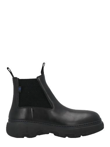 Burberry Leather Ankle Boots - Black