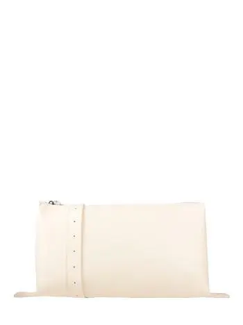JIL SANDER Calfskin Cross-body Tote - White