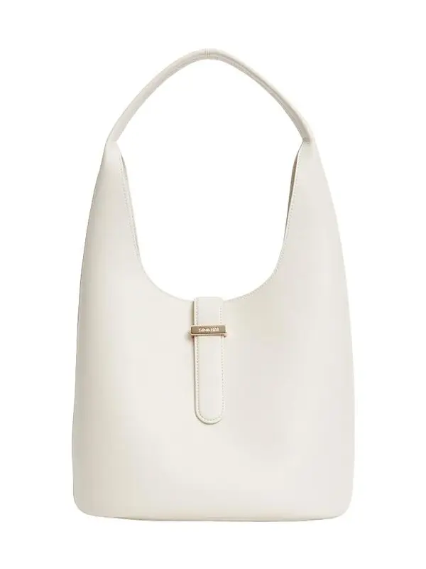 Simkhai Khai Leather Hobo Bag - Cream