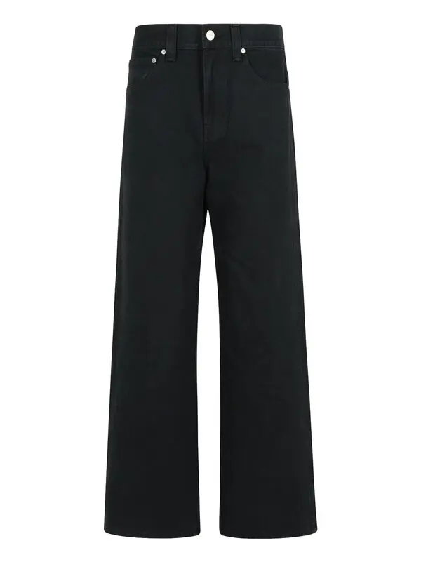 Khaite Bonnie Cotton Jeans - Black