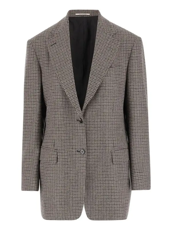 Tagliatore Single-breasted Wool Jacket - Red