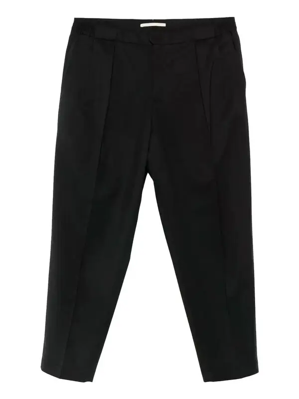 BRIGLIA 1949 Pleated Front Trousers - Black