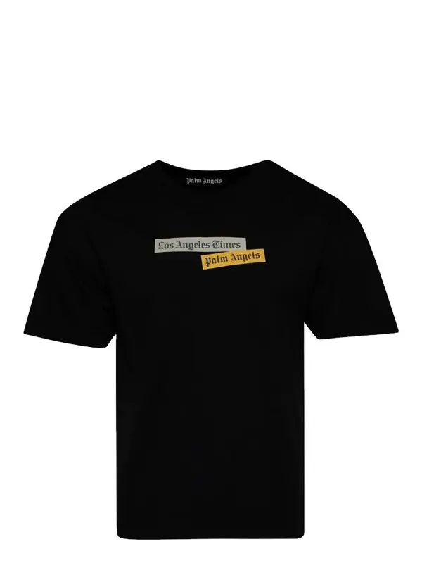 Palm Angels X La Times Regular Tee - Black
