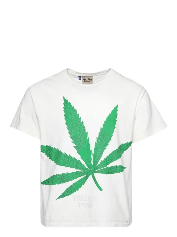 GALLERY DEPT. Weed Tee Light Archival - White