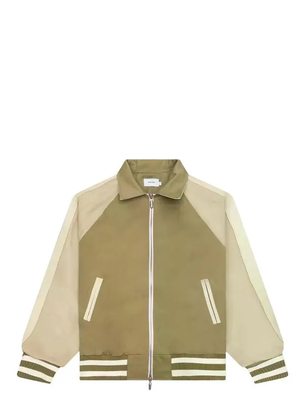 Rhude Logo-appliqué Bomber Jacket - Green