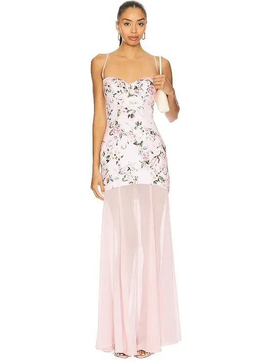 Katie May Meryl Gown - Blush Floral