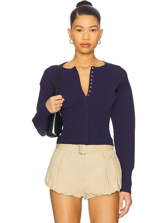 ALL THE WAYS Kourtney Cardigan - Navy