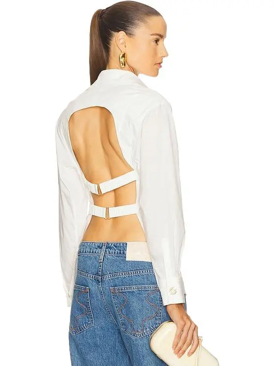 Cult Gaia Atlas Top - Off White
