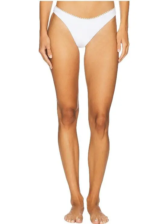 LOVERS AND FRIENDS Taleen Bikini Bottom - White