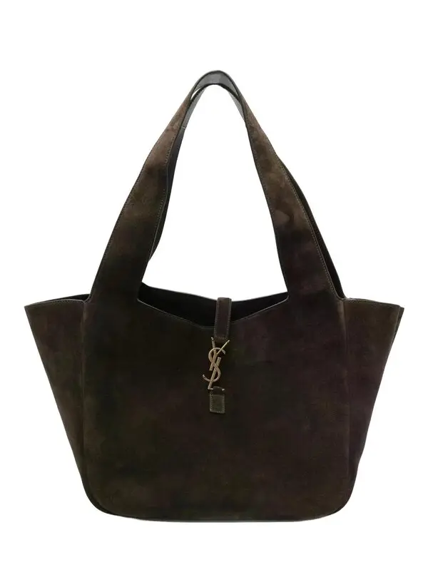 Saint Laurent Le 5 À 7 Bea Suede Tote - Brown
