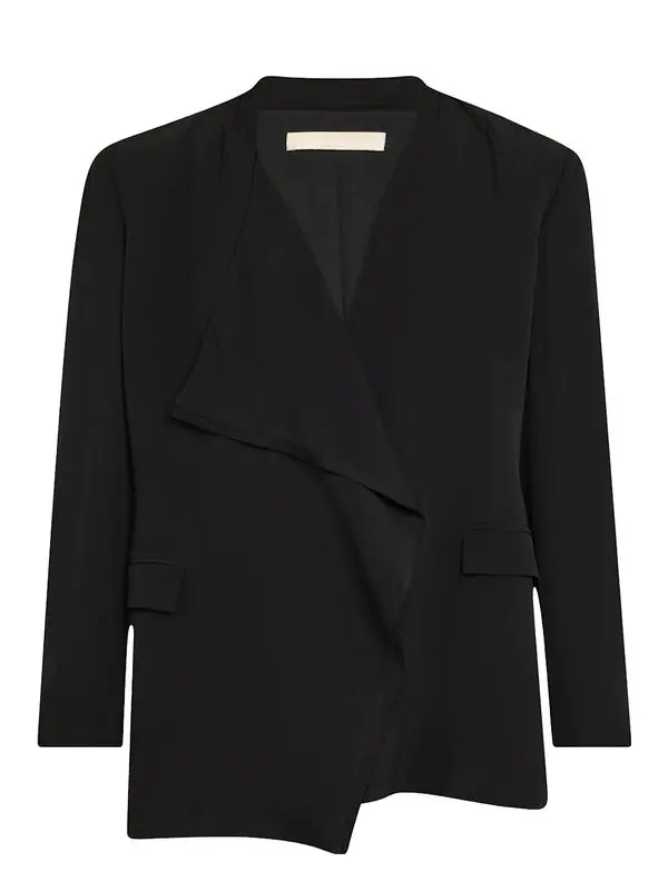 Ulla Johnson Elea Draped Front Jacket - Noir