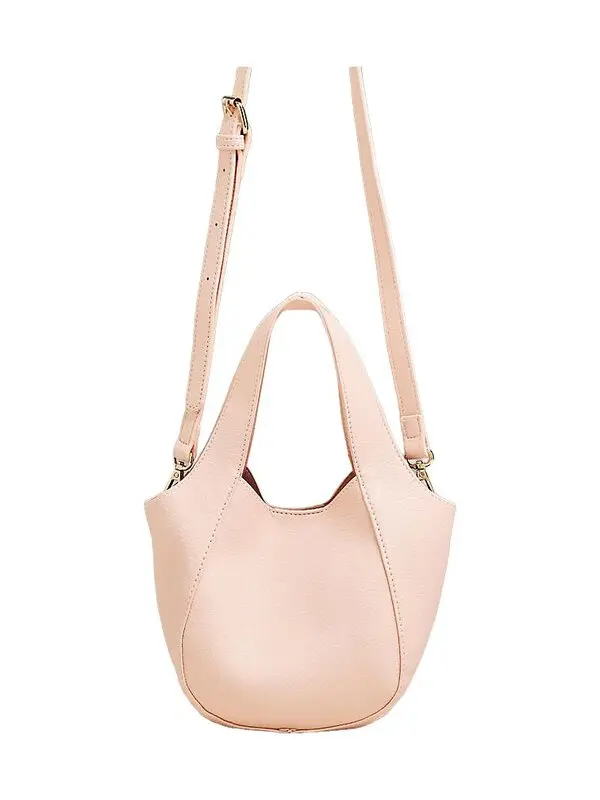Anthropologie Sonia Mini Slouchy Tote Bag - Peach