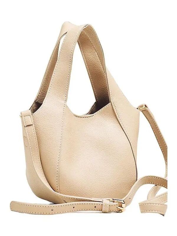 Anthropologie The Sonia Mini Slouchy Tote Bag - Taupe
