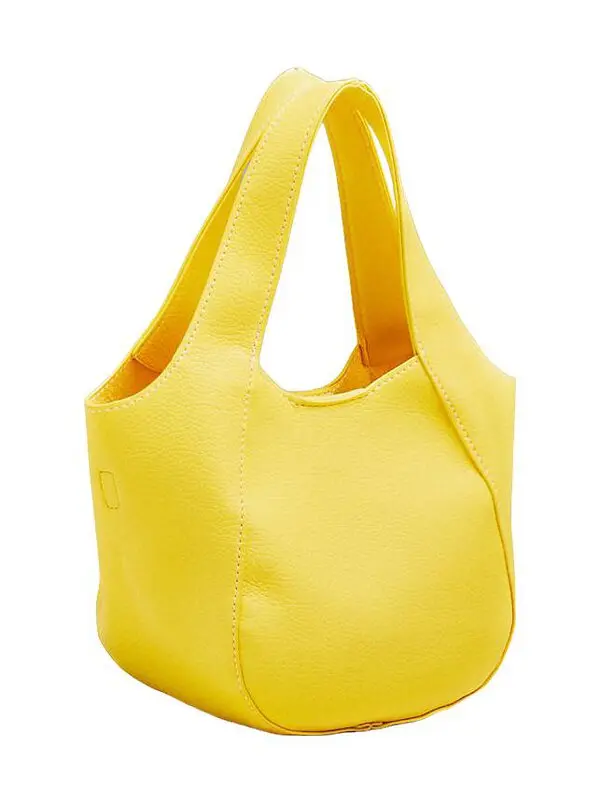 Anthropologie Sonia Mini Slouchy Tote Bag - Yellow