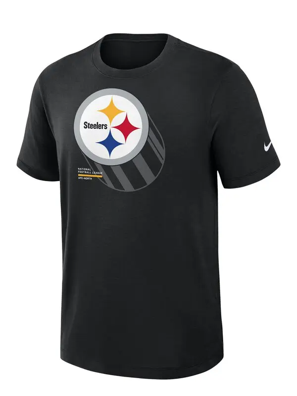 Nike Pittsburgh Steelers Slub Dri-fit Nfl T-shirt - Black