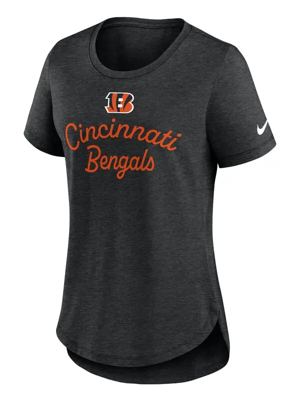 Nike Cincinnati Bengals Script Nfl T-shirt - Black