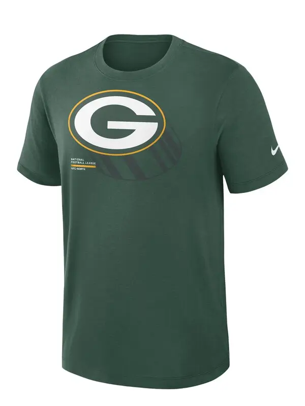 Nike Bay Packers Slub Dri-fit Nfl T-shirt - Green