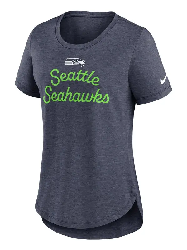 Nike Seattle Seahawks Script Nfl T-shirt - Blue