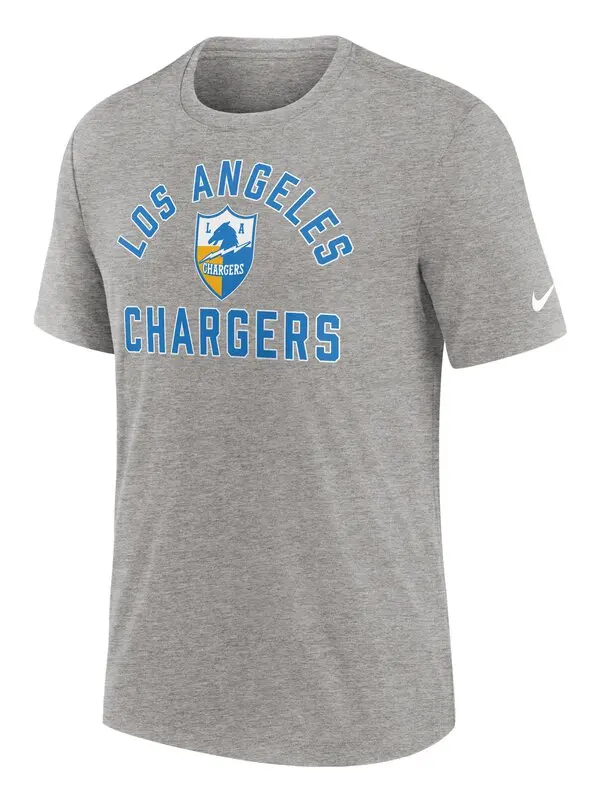 Nike Los Angeles Chargers Favorable Timeline Nfl T-shirt - Grey