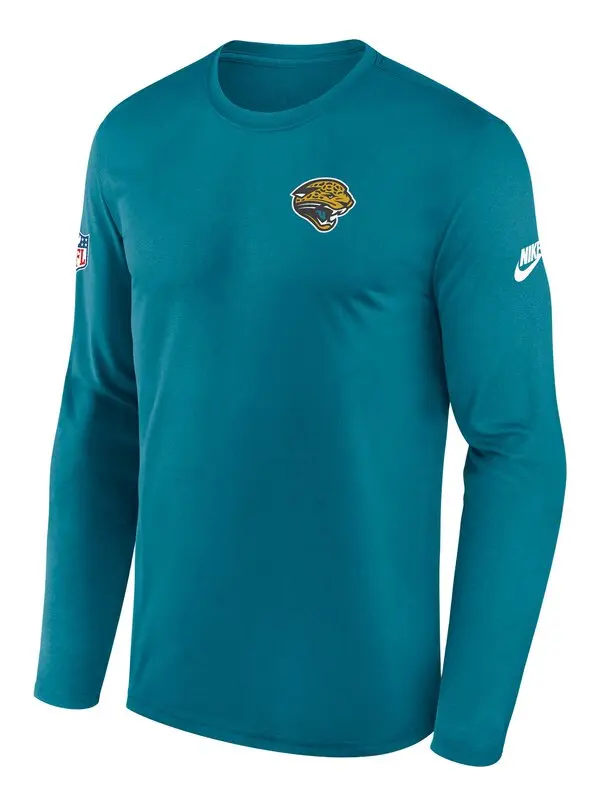 Nike Jacksonville Jaguars Alt Legend Small Logo Dri-fit Nfl Long-sleeve T-shirt - Green