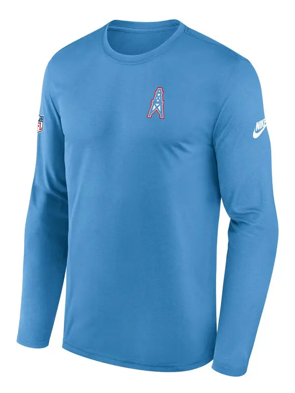 Nike Tennessee Titans Alt Legend Small Logo Dri-fit Nfl Long-sleeve T-shirt - Blue
